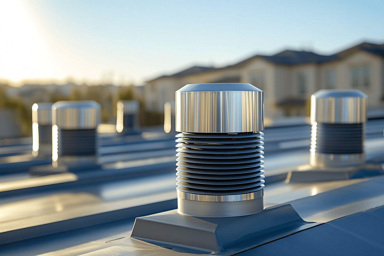 Terminaux de ventilation pour toit en pente Ubbink - DBM Energie