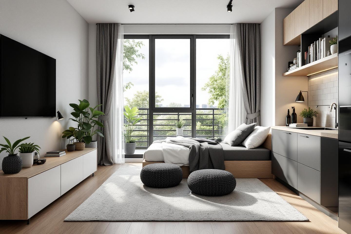 19 Plans de studio de 12m2 à 40m2 avec aménagements optimisés - DBM Energie